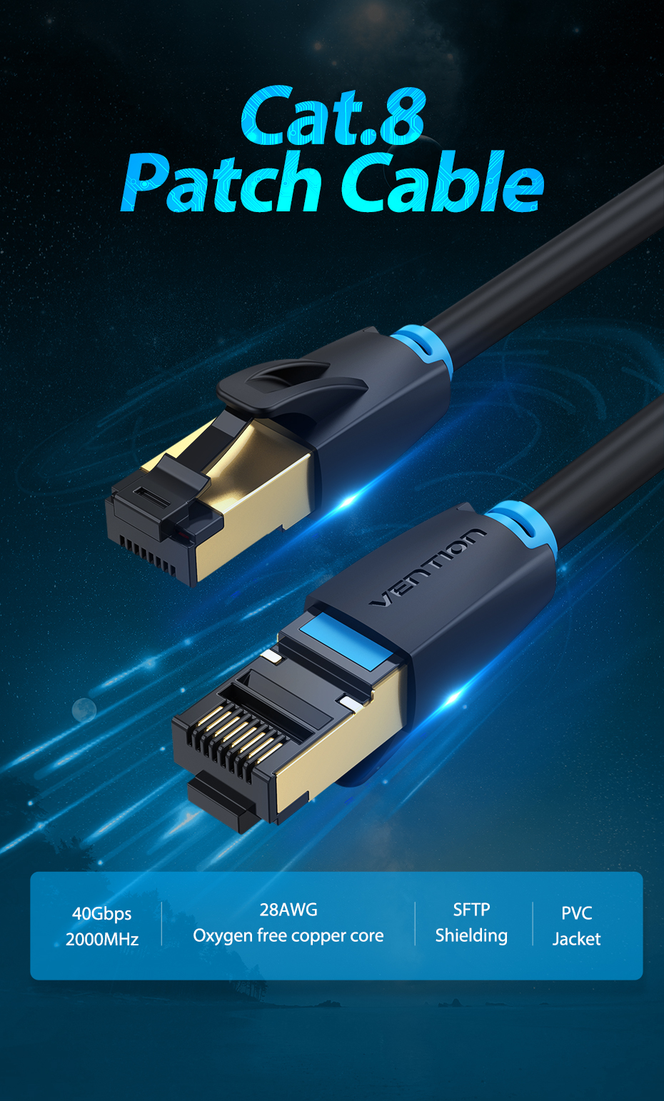 Cat.8 SFTP Ethernet Cable | i4-tech Technology Solution
